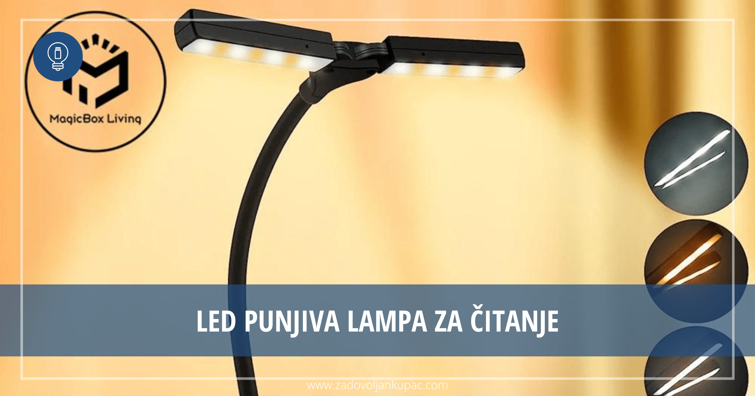 LED lampa za čitanje - Zadovoljan kupac